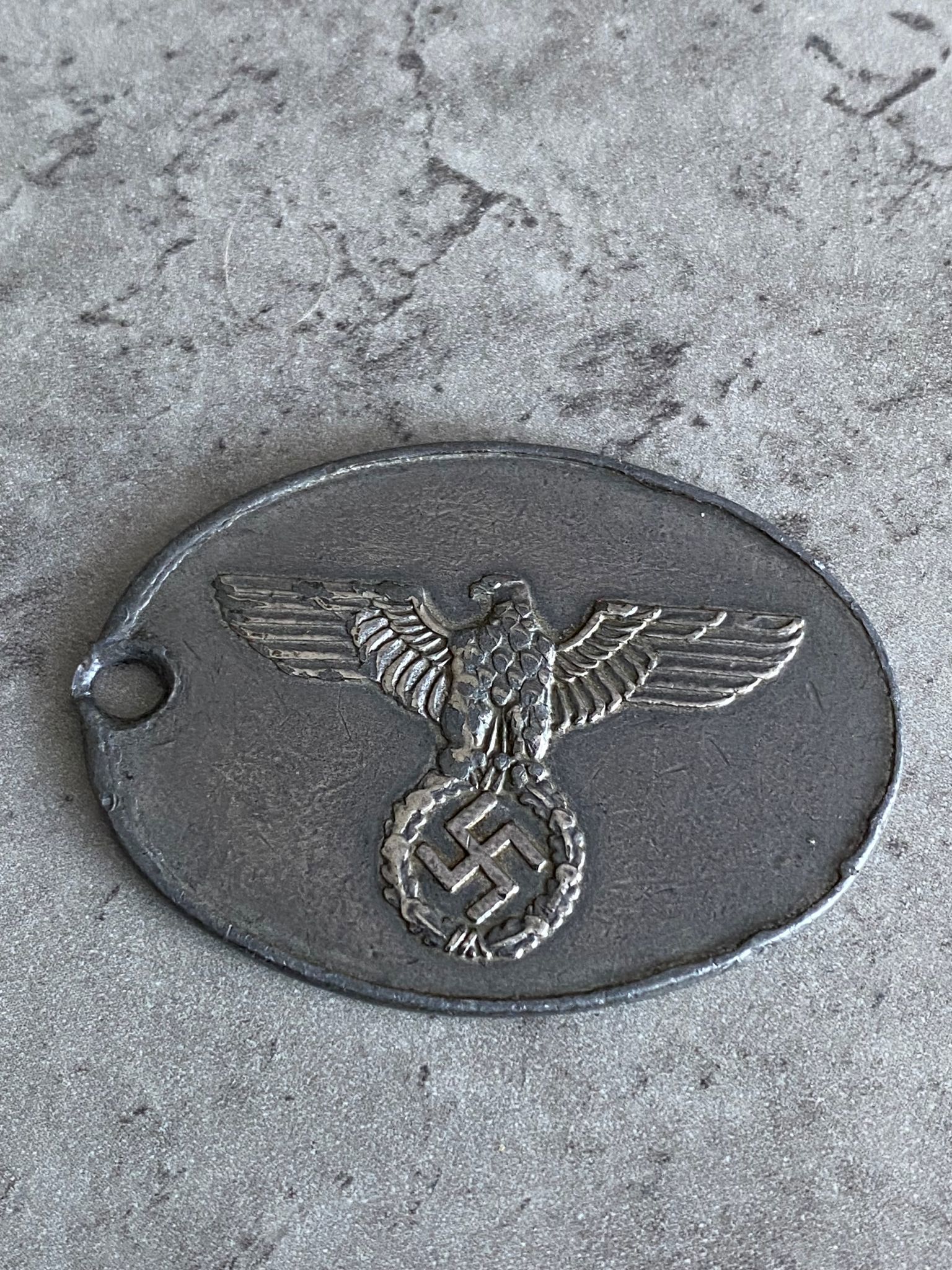 Gestapo id disk - Postwar | Auktion